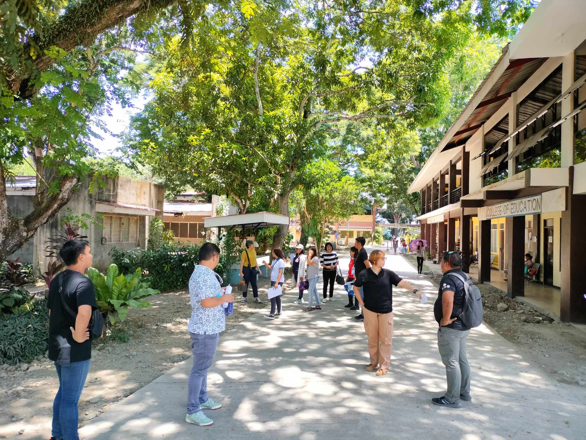 Municipal and provincial sanitary inspectors conduct a campus-wide ...